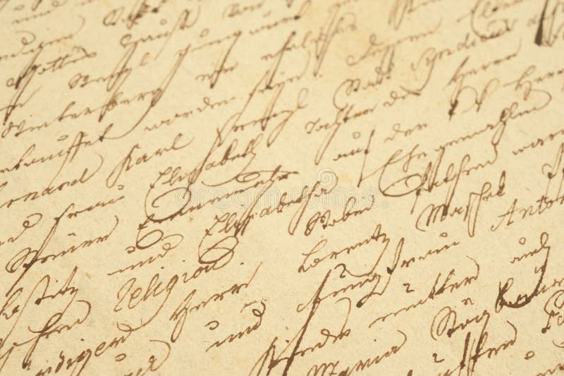 Vintage handwriting stock photo. Image of culture, writing - 1872334