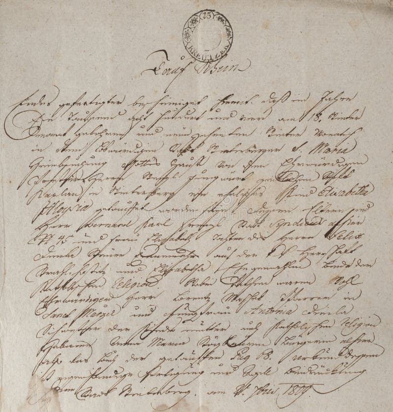 Vintage handwriting stock photo. Image of historical - 18344884