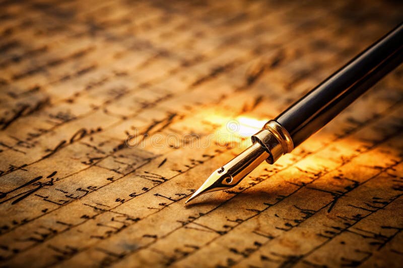 Vintage Handwritten Letter Background a Deep Dive into Calligraphy ...