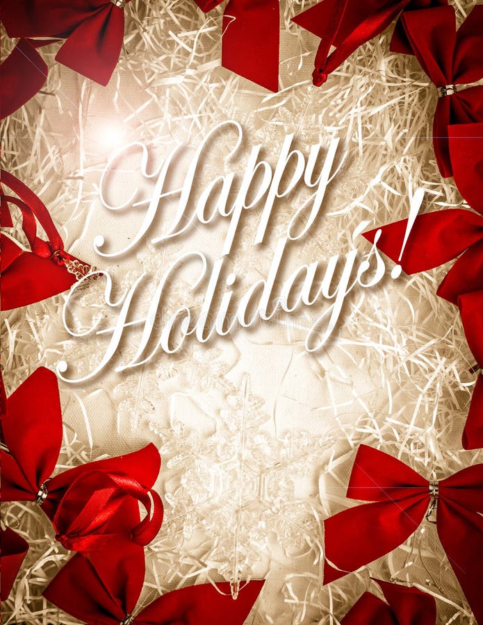 Happy Holidays Sign stock image. Image of decoration - 16999801