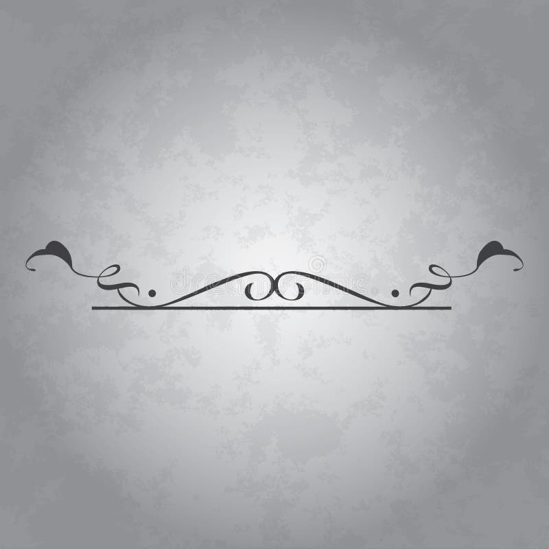 Vintage Header and Border Design. Vector Illustration Decorative Design ...