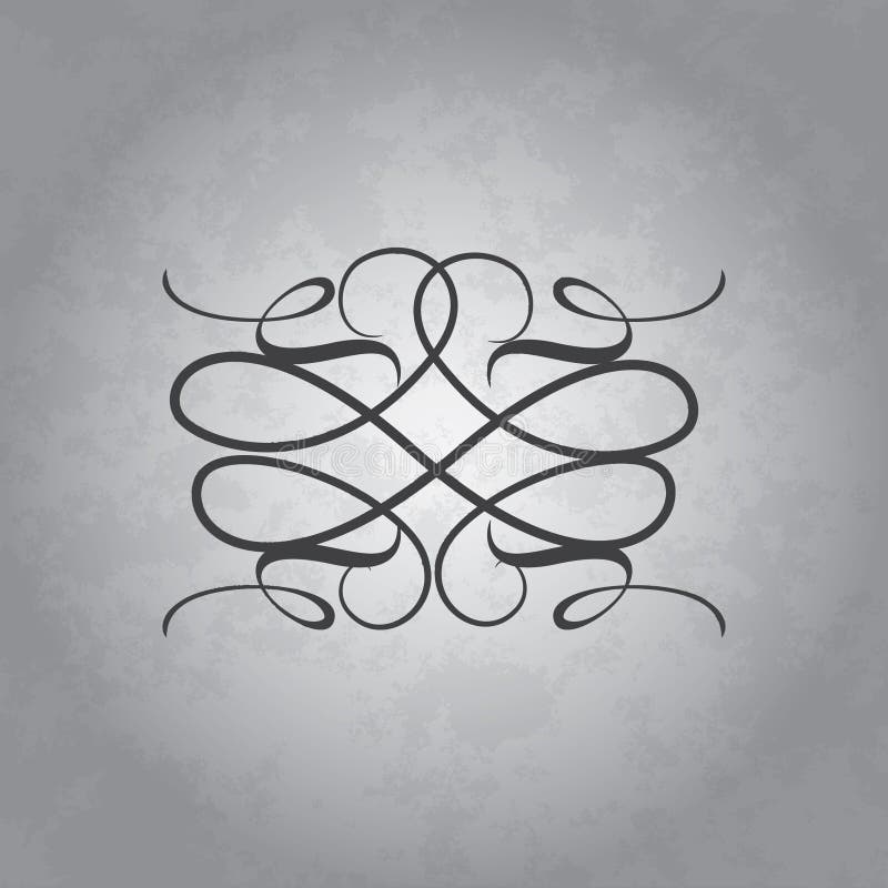 Vintage Header and Border Design. Vector Illustration Decorative Design ...