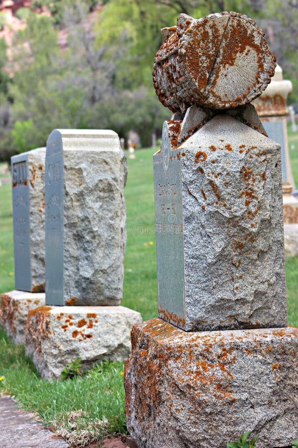 Vintage Headstones stock image. Image of plot, markers - 24550333