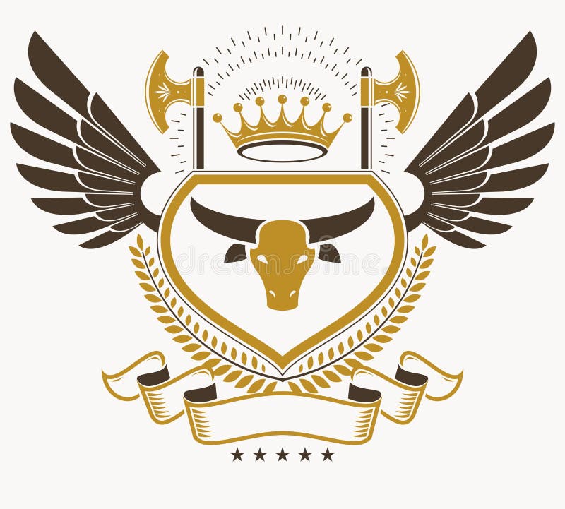 Winged Bull Stock Illustrations – 152 Winged Bull Stock Illustrations ...