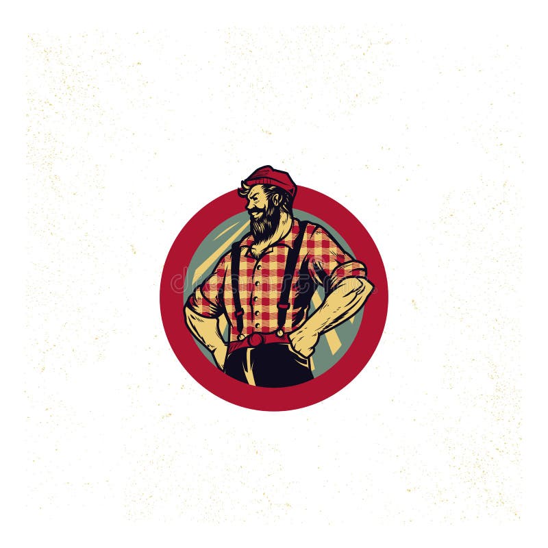 Man Flannel Logo Stock Illustrations – 9 Man Flannel Logo Stock ...