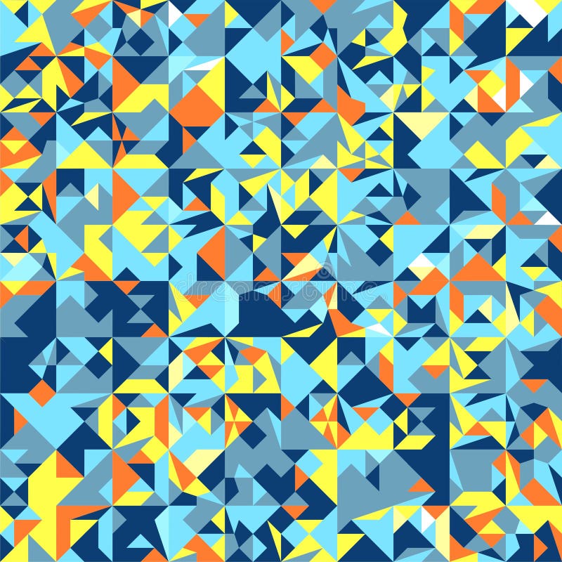 Retro Transparent Shapes Pattern Stock Vector - Illustration of ...