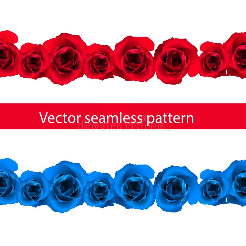 Vintage Horizontal Seamless Vignette Border Set Stock Vector ...