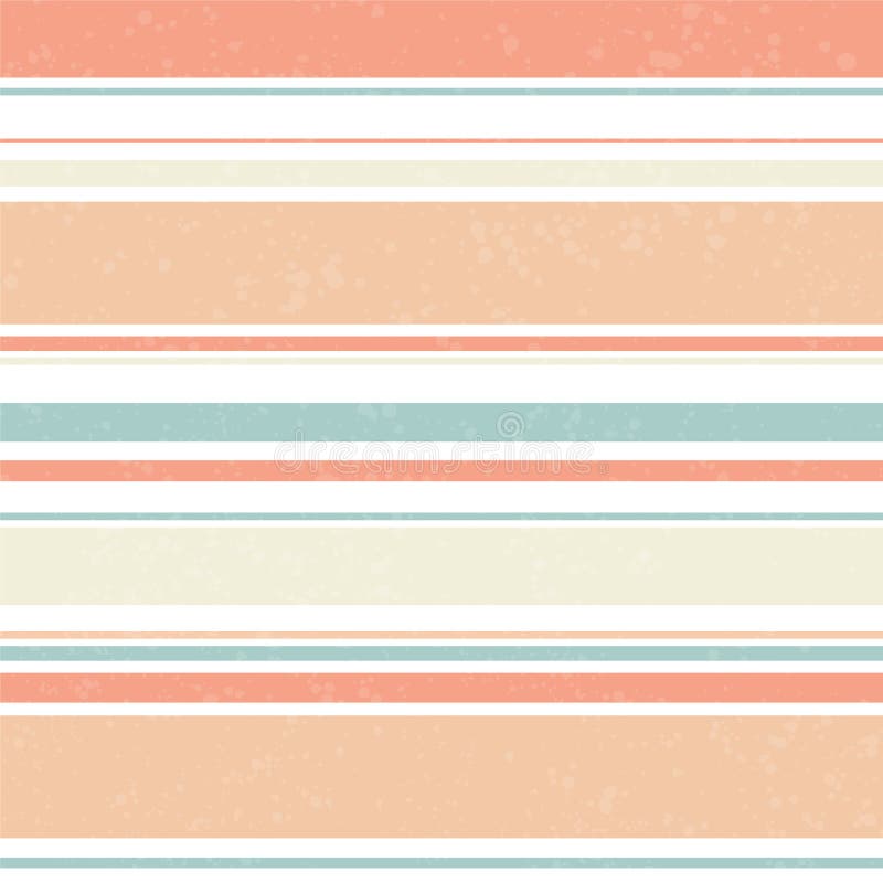Vintage Horizontal Stripes Vector Seamless Pattern Stock Vector ...