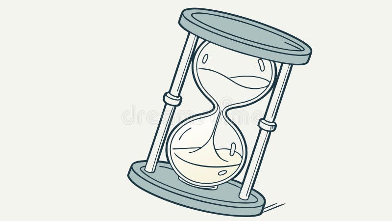 Vintage Hourglass Sand Timer Time Concept Graphic, Vector Design ...
