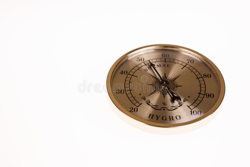 Vintage Hygrometer. Retro Weather Station. Measurement of Humidity ...