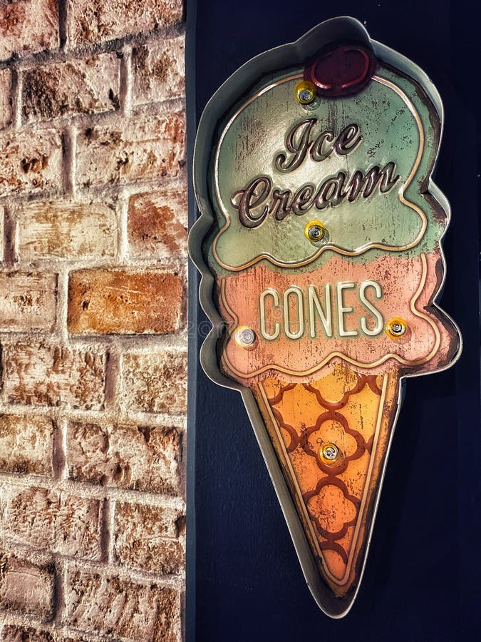 377 Ice Cream Vintage Sign Stock Photos - Free & Royalty-Free Stock ...