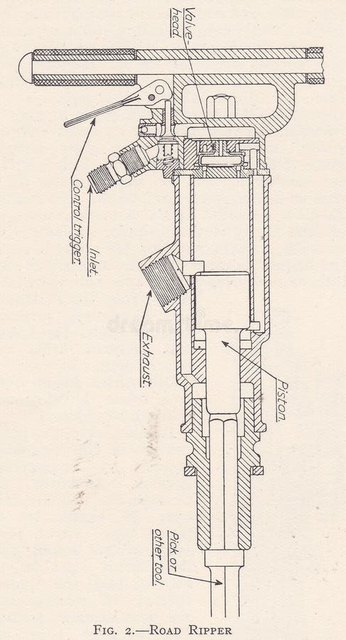 Vintage Illustration of a Road Ripper Editorial Stock Image - Image of ...