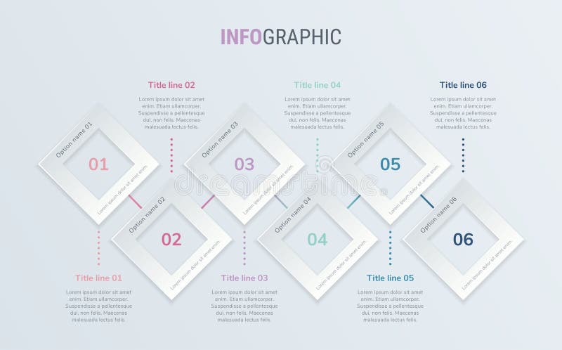 Square Timeline Chart Template for Infographic for Presentation for 9 ...