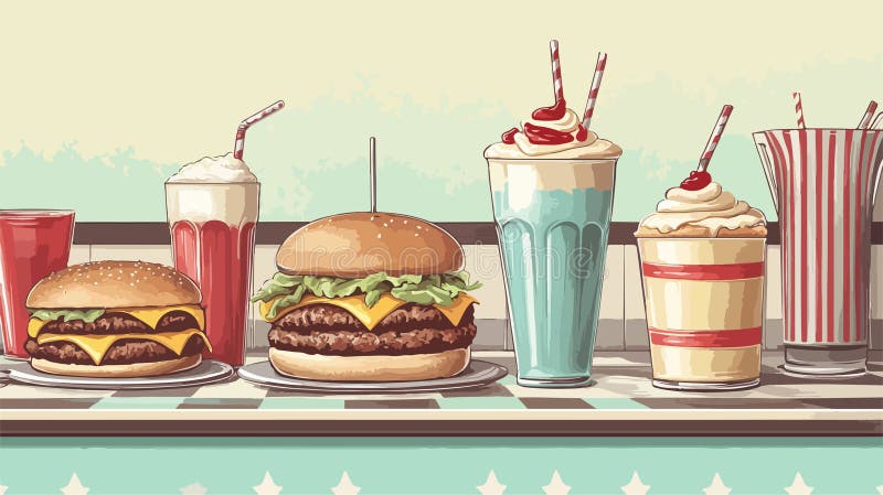 Inspired American Bar Menu Layout Design Stock Illustrations – 5 ...