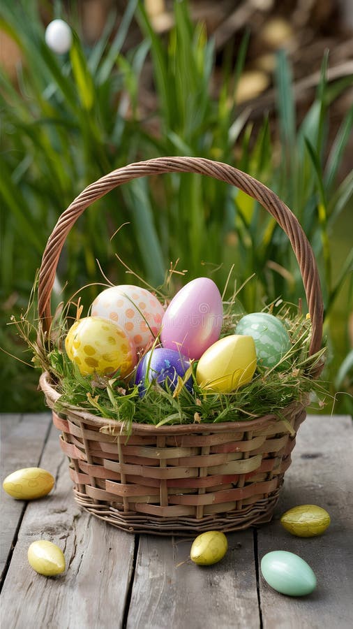 Vintage Inspired Easter Basket with a Nostalgic Charm and Timeless ...