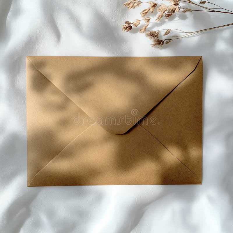 A Vintage-inspired Envelope, with a Classic Design and a Worn ...