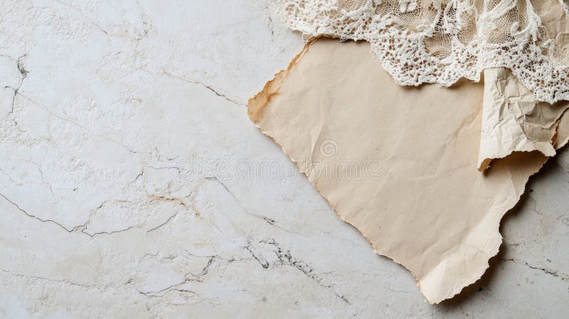 Vintage Inspired Flyer Design Featuring Lace and Aged Paper Texture for ...