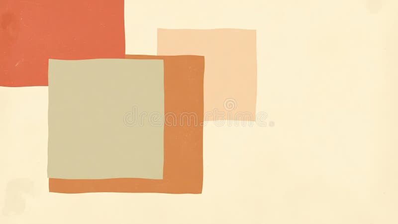 Minimalist Painted Square Pattern Stock Illustration - Illustration of ...