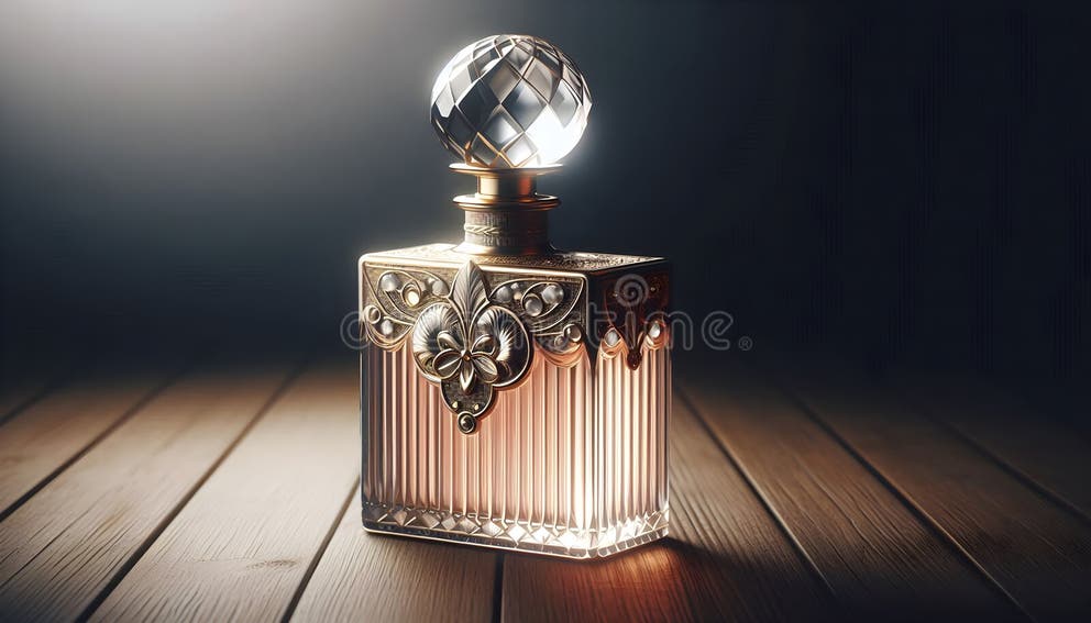 Vintage-inspired Perfume Bottle, Image Created Using Ai Stock Image ...