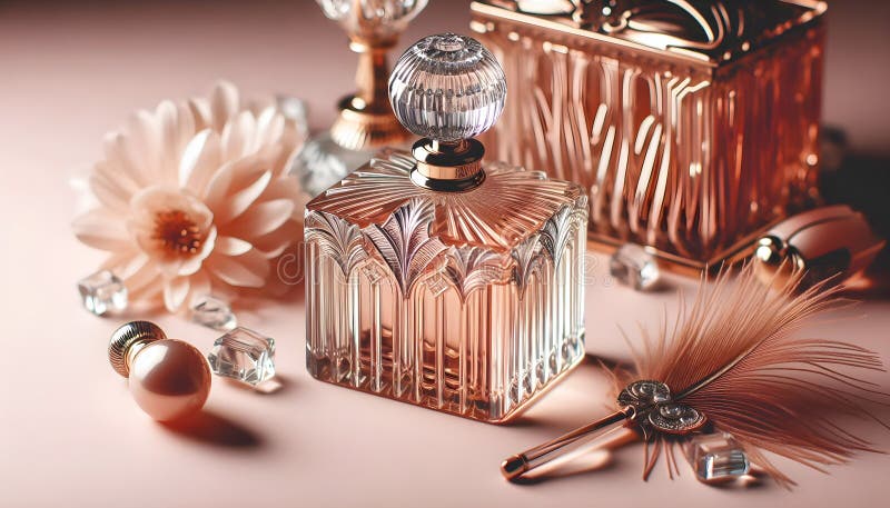 Vintage-inspired Perfume Bottle, Image Created Using Ai Stock Image ...