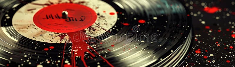 Vintageinspired Vector Vinyl Record Cover Design Stock Illustration ...