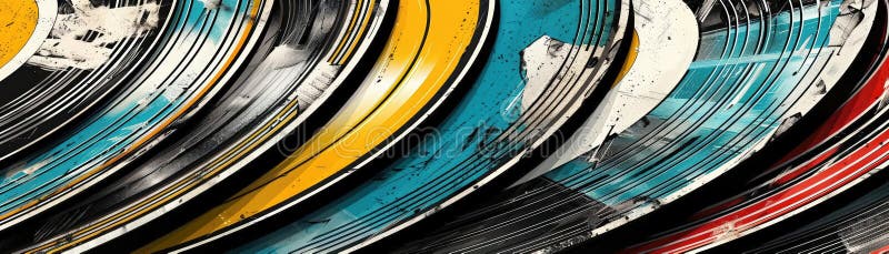 Vintageinspired Vector Vinyl Record Cover Design Stock Illustration ...
