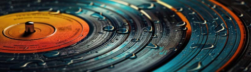 Vintageinspired Vector Vinyl Record Cover Design Stock Illustration ...