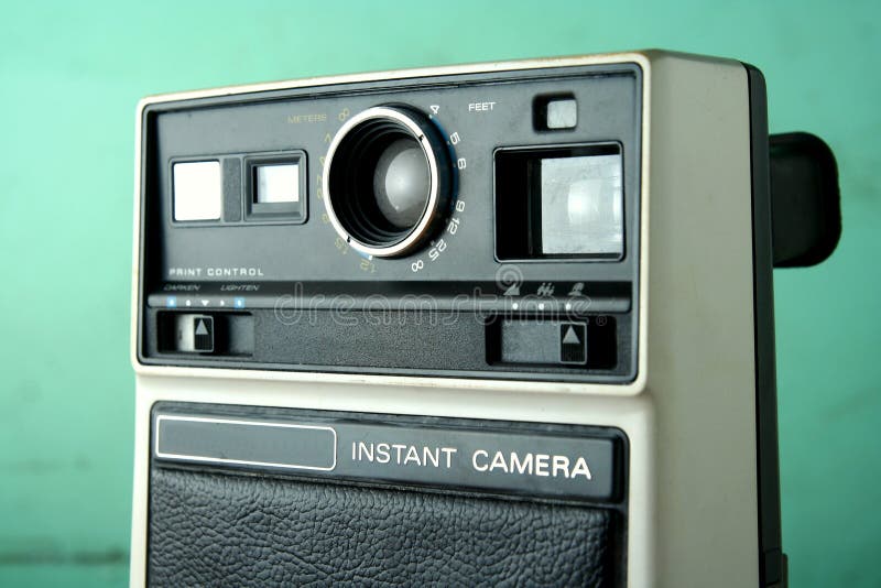 Vintage Instant Camera stock photo. Image of classic - 52732506