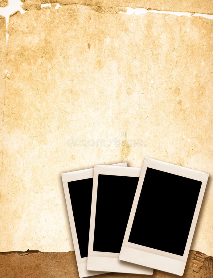 Vintage instant photo stock illustration. Illustration of black - 17446015