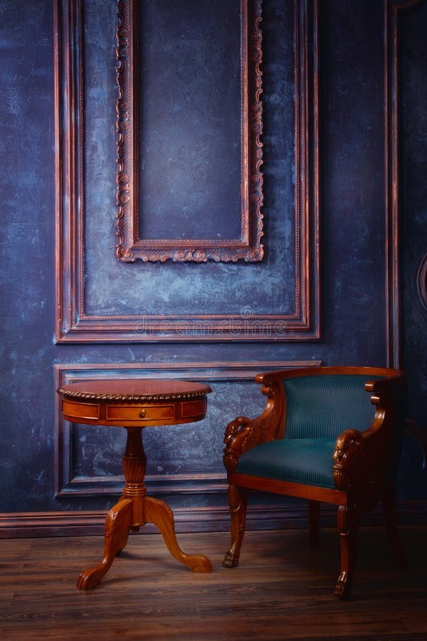 Vintage interior stock image. Image of residence, room - 92684613