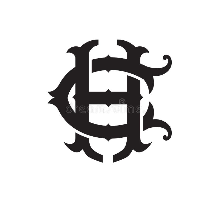 Vintage Interlocking Monogram Initial Letter JR Vector Stock Vector ...