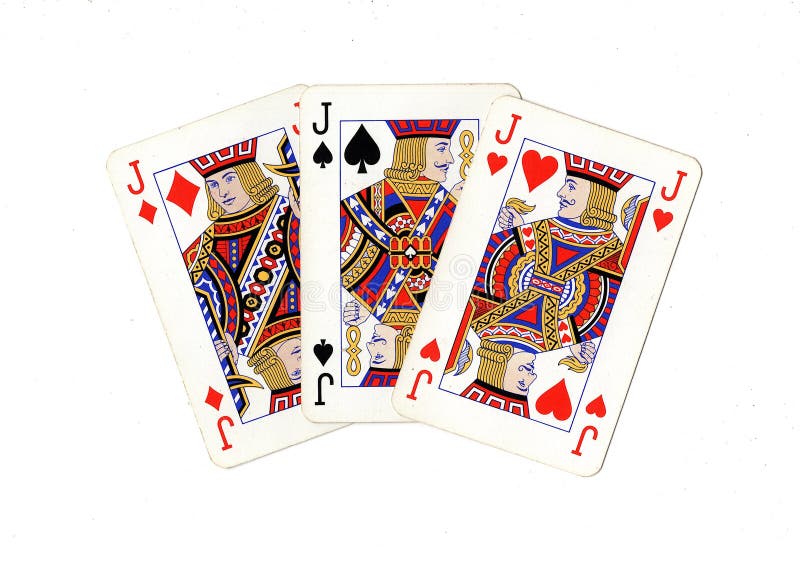 Vintage Jack Playing Cards. Stock Illustration - Illustration of paper ...