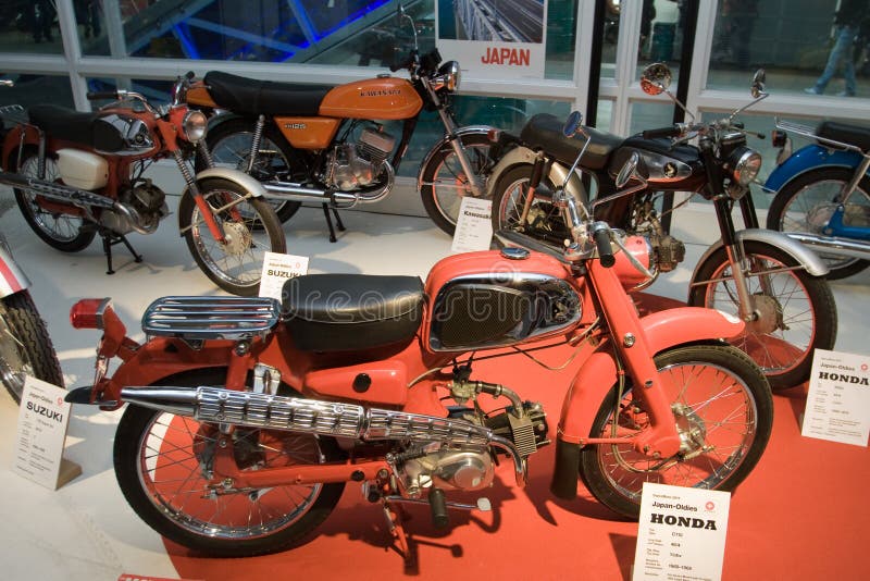 Vintage Japanese Motorbikes Editorial Photography - Image of automotive ...