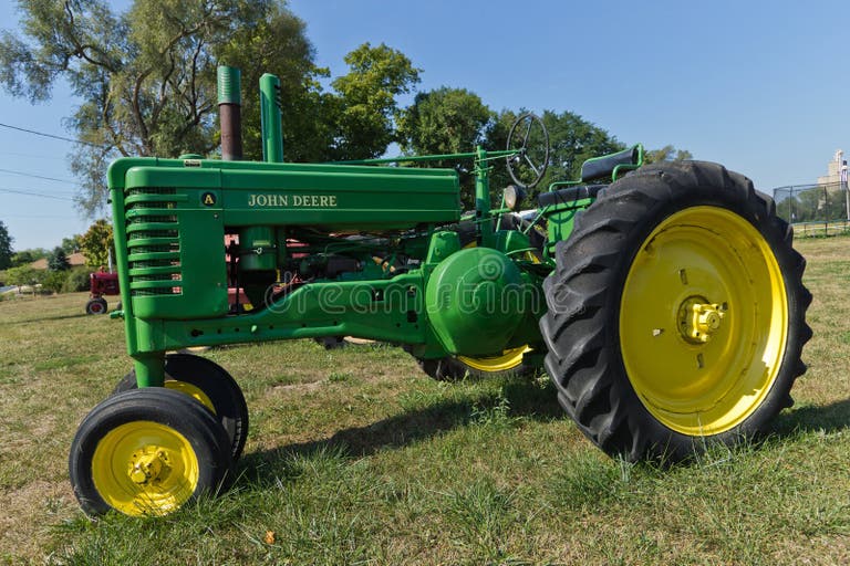 Vintage John Deere Model a Tractor Editorial Photo - Image of wheat ...