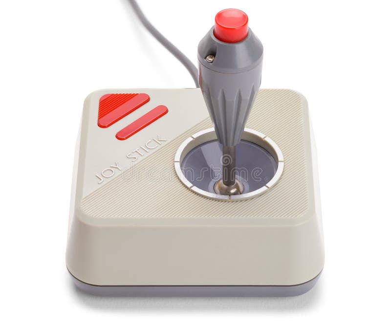 Vintage Joy Stick stock image. Image of vintage, isolated - 144937505