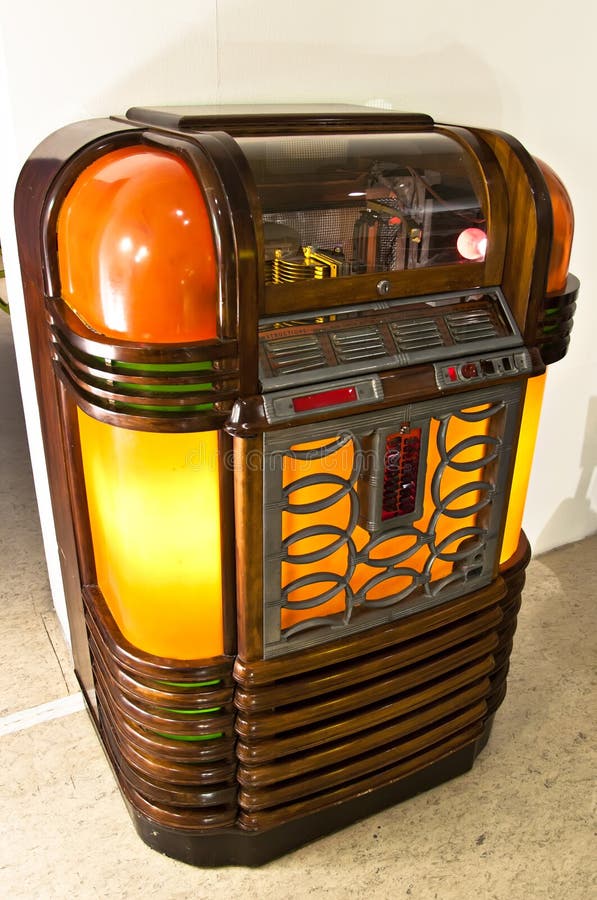 Retro Jukebox isolated stock photo. Image of play, dance - 24146178