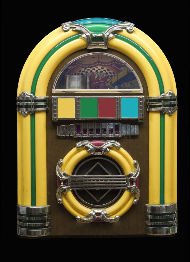 Vintage Jukebox stock image. Image of operated, coin - 71780259