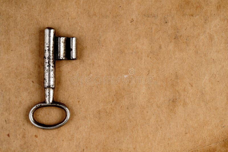 Vintage key stock photo. Image of metallic, macro, copyspace - 29988978