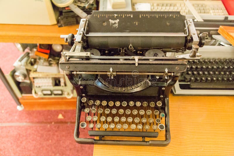 Vintage keyboard buttons stock image. Image of antique - 89001925