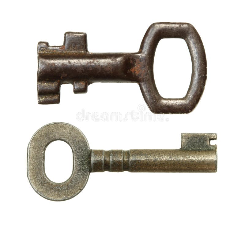 Old Vintage Keys and Locks on Antique Weathered Barn Wood Board Planks ...