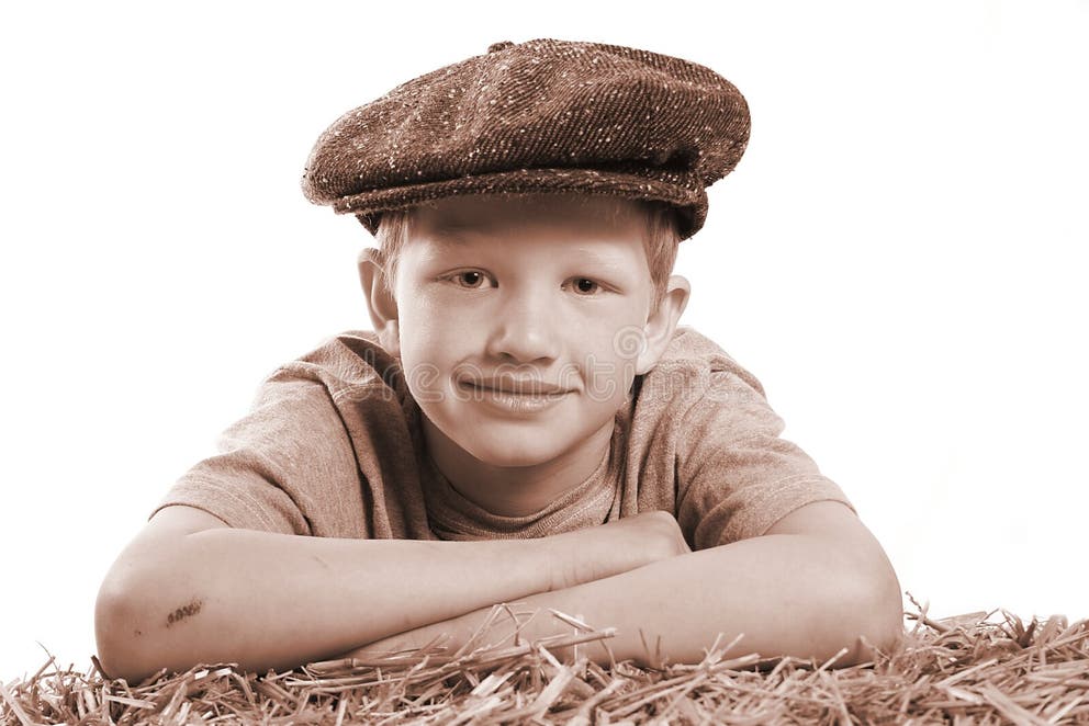 Vintage kid portait stock image. Image of cool, isolated - 2405127