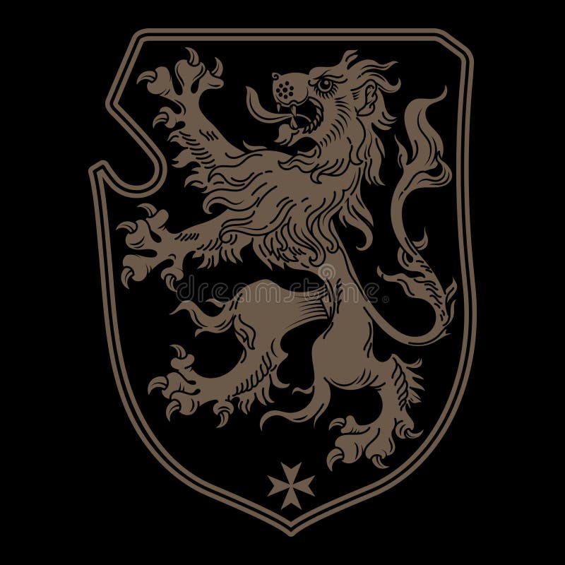 Royal Emblem Badge Shield Stock Vector Illustration Of Academy 51519184
