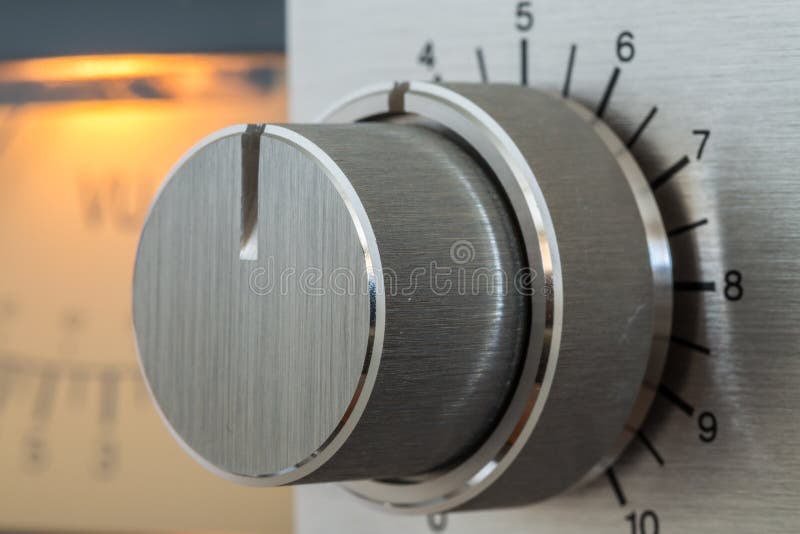 Vintage Knob Close-Up stock image. Image of control, finance - 92715527