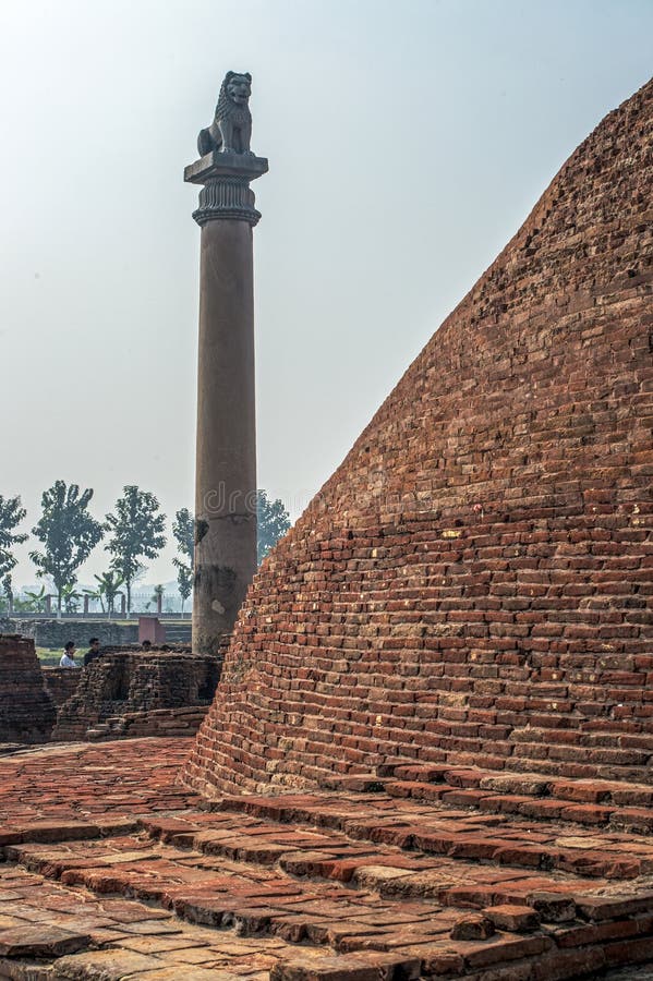 Vintage Kutagarshala a Brick Structures at Buddhist Site Editorial ...