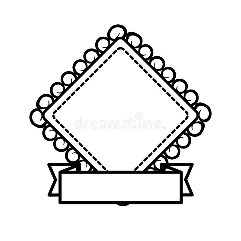 Vintage Label Decorative Frame Banner Stock Illustration - Illustration ...