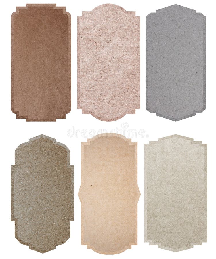 Paper Textures Background, Isolated on White Stock Photo - Image of ...