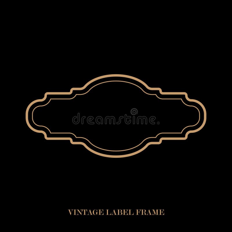 Vintage Label Border Templates