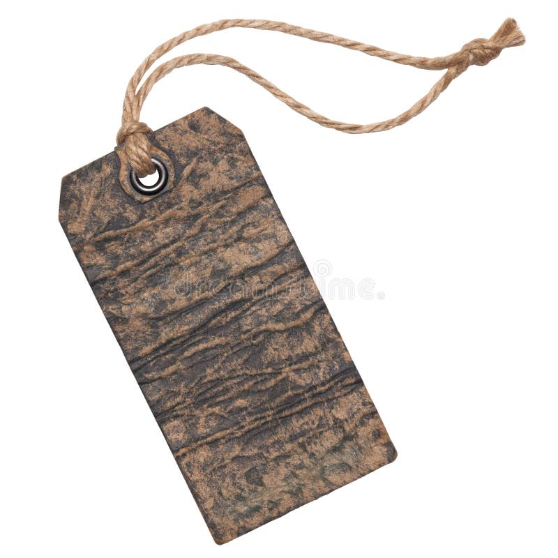 Vintage label with string. stock image. Image of white - 29245037