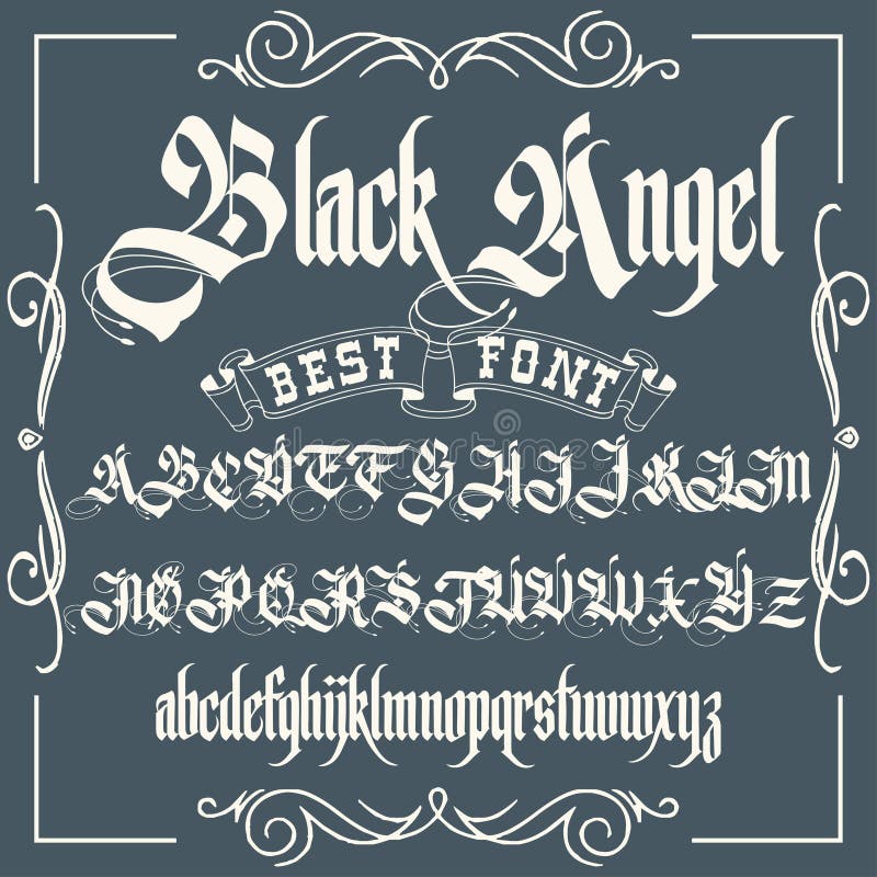 Vintage Label Typeface Named Butcher Shop.Font. Typeface Stock ... Vintage Label Typeface Named Butcher Shop.Font. Typeface Stock ...