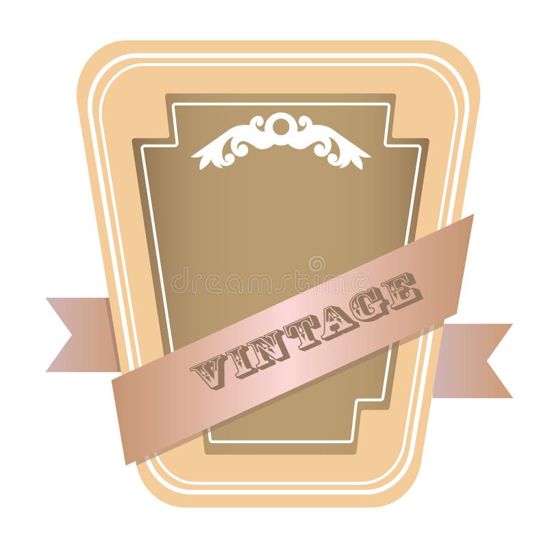 Vintage Label. Vector Illustration Decorative Design Stock Vector ...